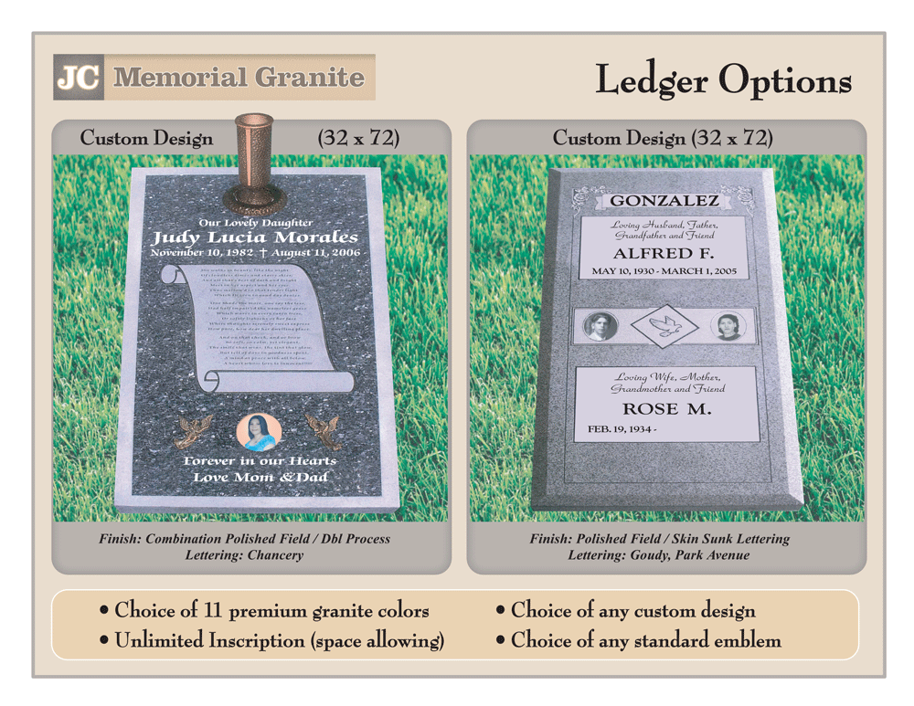 Catalog | JC Memorial Granite